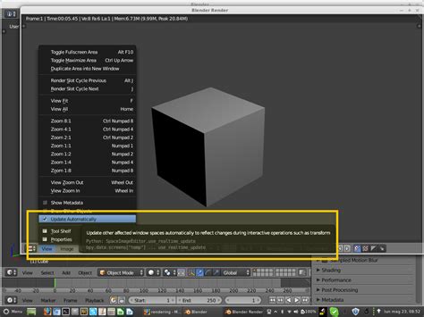 Rendering Missing Render Preview No Automatic Re Render When Changes Are Made Etc Blender