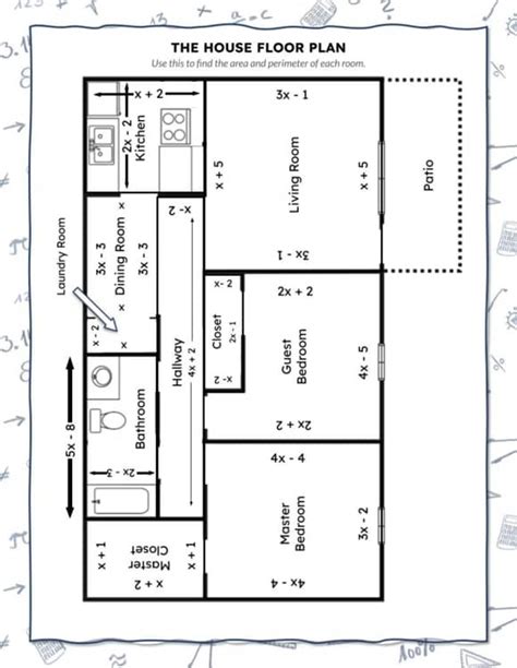 D I Y House Polynomial Expressions Project By Algebradventure Tpt