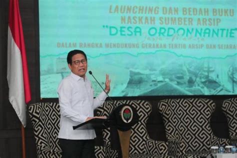 Gus Halim Pemahaman Akar Sejarah Kunci Keberhasilan Pembangunan Desa