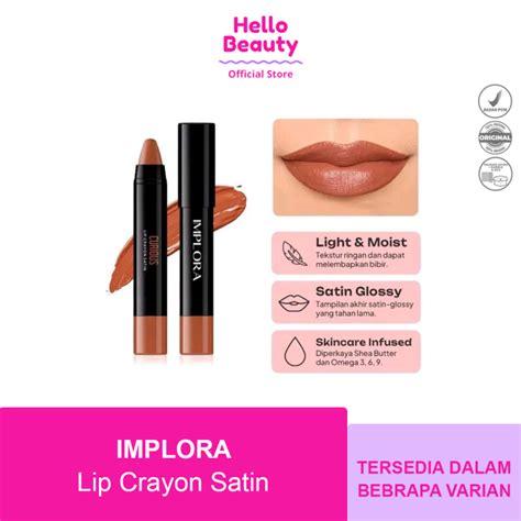 Implora Lip Crayon Satin Lazada Indonesia