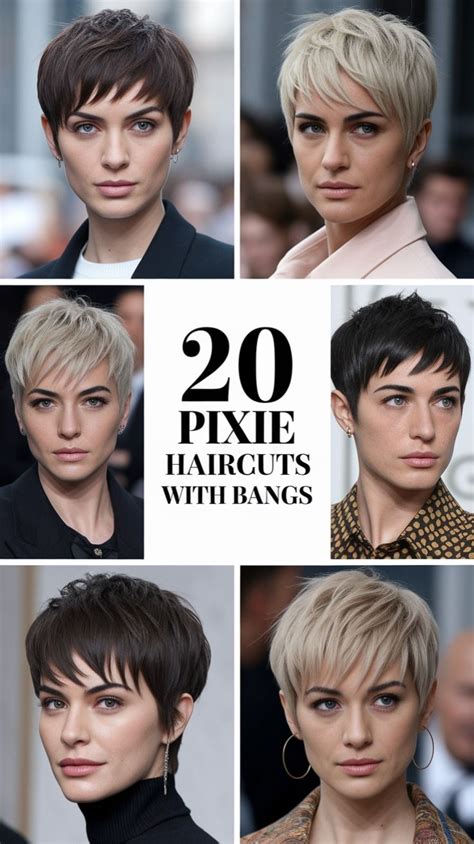 Pixie Haircuts With Bangs Fringes And 60s Inspired Vintage Short Hair In 2025 Haircuts With