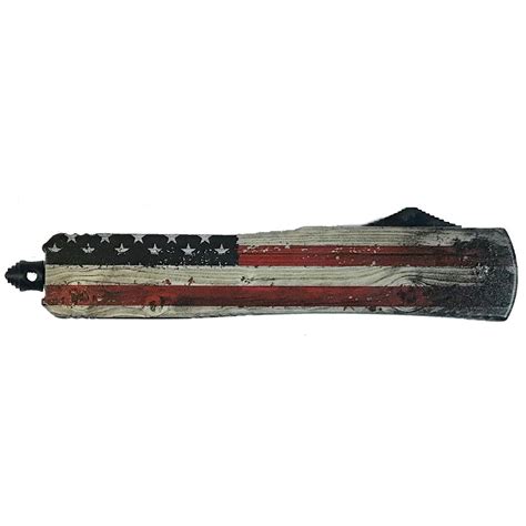 Templar Knife United States Flag Knife Out The Front Automatic Knives
