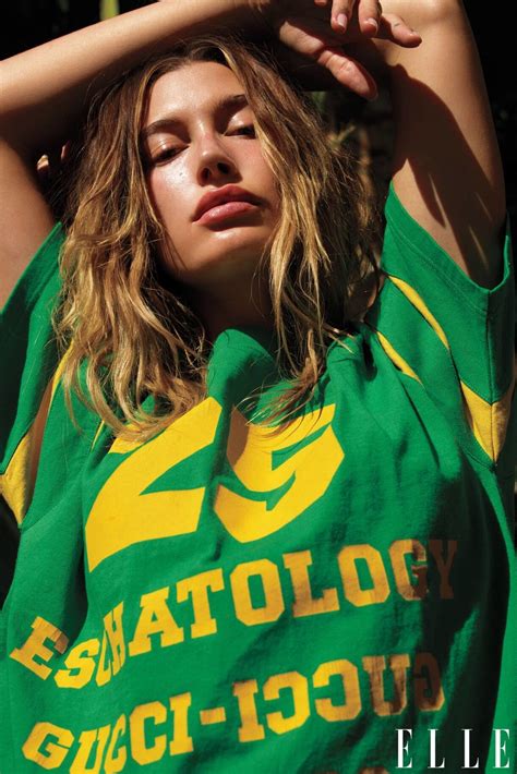 Hailey Baldwin Elle Magazine April 2021 Star Style