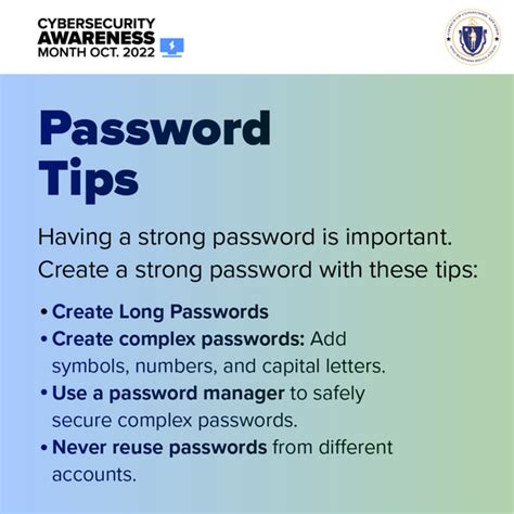Cybersecurity Awareness Strong Passwords
