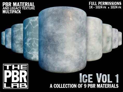 Second Life Marketplace The Pbr Lab Ice Vol 1 Multipack