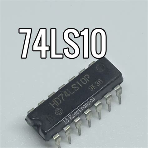 Jual Ic Ttl 74ls10 7410 Nand Gate 3 Inputs Dip 14pin Kota Bandung