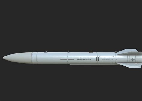 3d Model Chinese Pl15 Pl 15 Bvr Air To Air Missile Vr Ar Low Poly Cgtrader