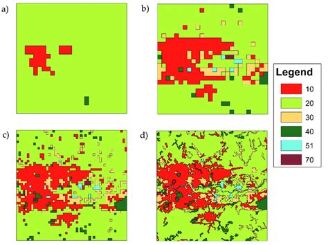 Graphical Representation Of The Adopted Computational Grids Of Land Use