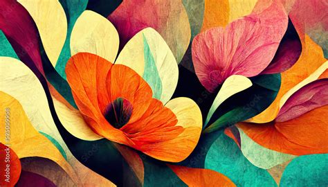 Wallpaper Hd Abstract Flowers