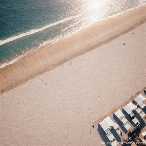 Summer Beach Scene Stable Diffusion Online