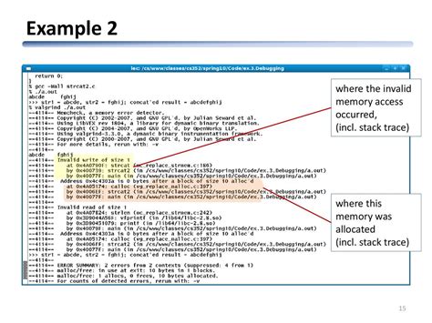 Csc 352 Debugging Tools Saumya Debray Dept Of Computer Science Ppt Download
