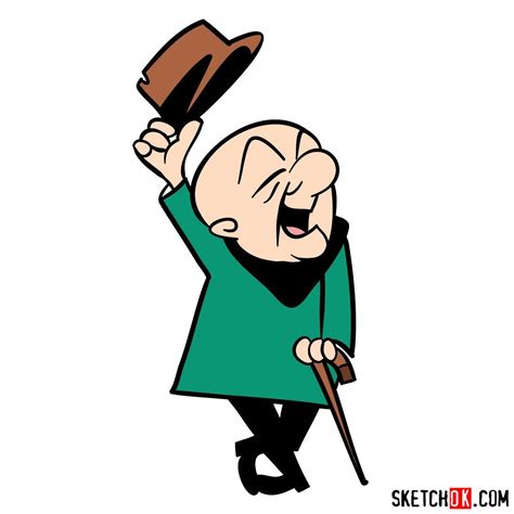 How To Draw Mr Magoo Step By Step Drawing Tutorials Best Cartoon