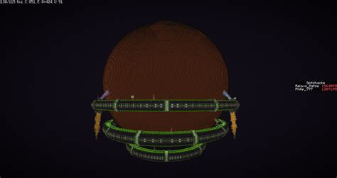 Sun With Dyson Ring In End One Part Of Our Megabuild Details In Comments R Minecraftbuilds