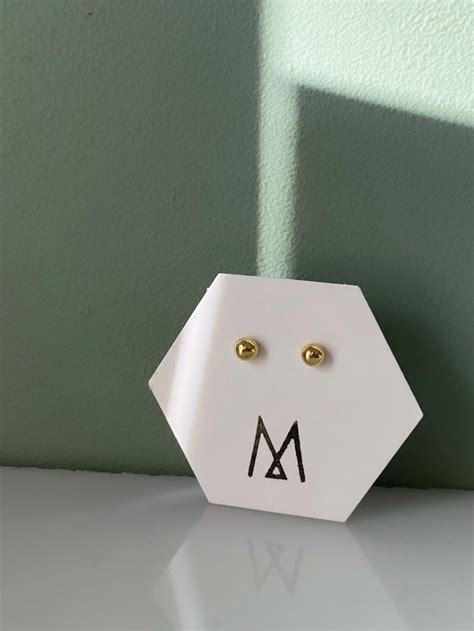 Belle Of The Ball Stud Brass Ment Jewellery