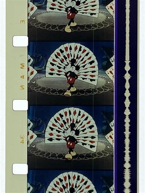 Thru The Mirror 16mm Lpp Film 1936 Disney Cartoon Mickey Mouse