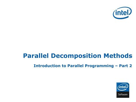 Ppt Parallel Decomposition Methods Powerpoint Presentation Free Download Id1925608