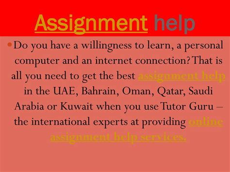 Ppt Assignment Help Uae Assignment Writing Uae Essay Writing Uae Powerpoint Presentation