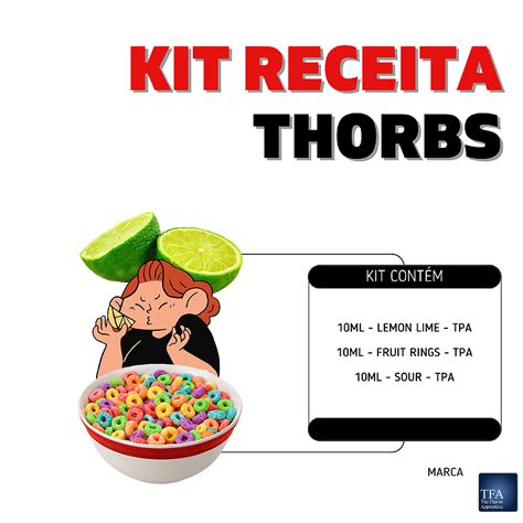 Kit Receita Thorbs Aromas AlimentÍcios Importados