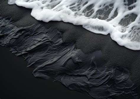 Dark Beach Sand Texture