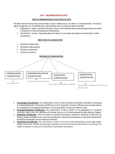 Data Organization And Classification Methods Pdf Probability