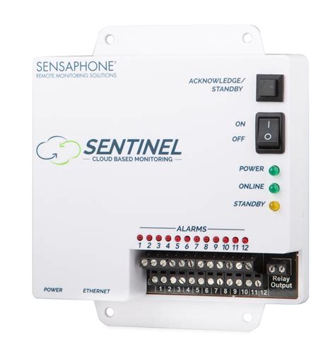 Sensaphone Sentinel Monitoring System Cloud Based Remote Monitoring