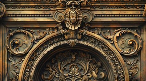 Premium Photo A Classic Frame With Intricate Patterns And Textures