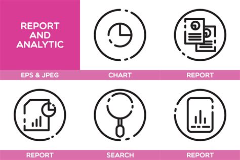 Report And Analytic Icon Set Bundle Graphic By Beldonbenediktus
