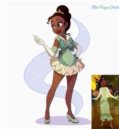 Sailor Princess Tiana Sailor Princess Drawings Of Black Girls Cute