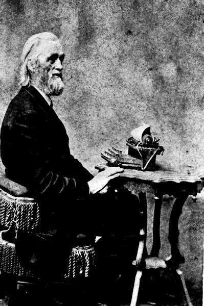 Christopher Sholes Bapak Mesin Tik Qwerty Taman Bahasa Indonesia