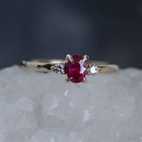 Ruby And Diamond Ring Sarah Hickey Jewellery