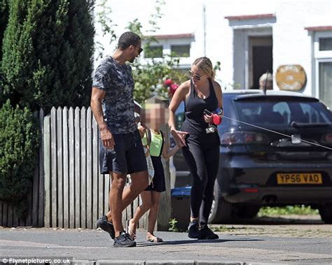 Rio Ferdinand And Kate Wright Take His Daughter Tia Out Daily Mail Online