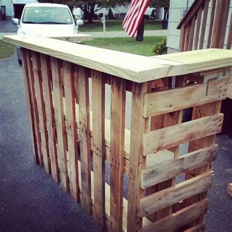 Diy Fun 101 Building Pallet Outdoor Bar And Stools