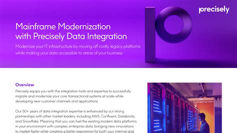 Mainframe Modernization With Precisely Data Integration Precisely
