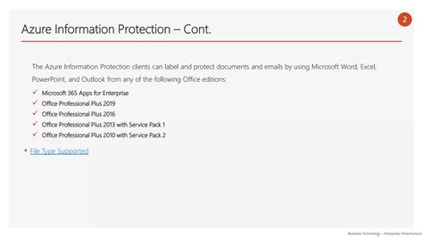 Microsoft Information Protectionpptx