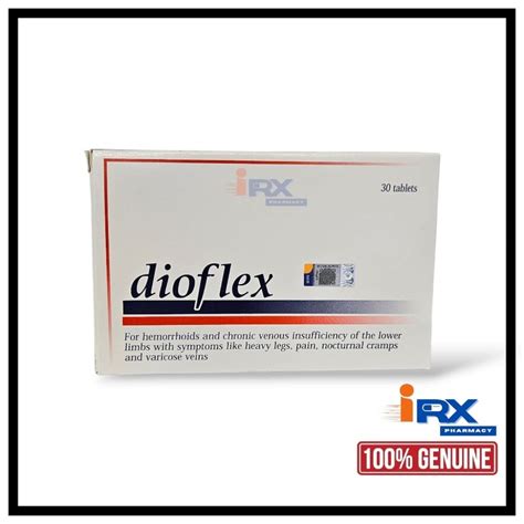 Dioflex 500mg Tablet 30s Hemorrhoids Varicose Veins Shopee Malaysia