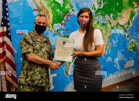 Capt Jack Houdeshell Commanding Officer Of The Submarine Learning Center Slc Presents Ms