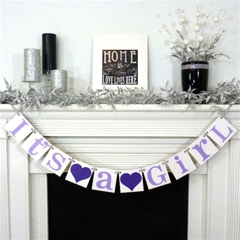 Its A Girl Banner Etsy