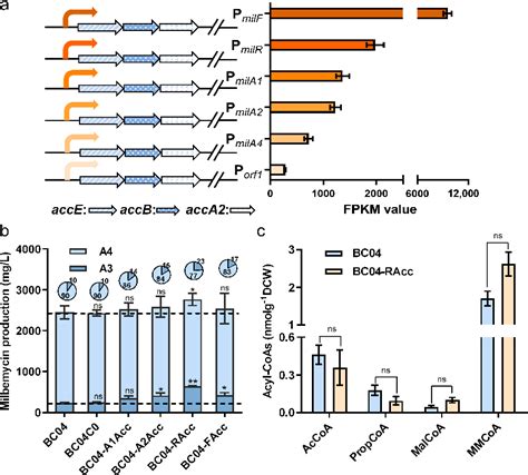 Figure 1 From Optimization Of Milbemycin Component Ratio By Coordinating Acyl Coenzyme A Supply