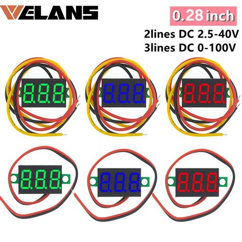 【100 Original】 Welans Super Mini Digital Voltmeter Voltage Tester