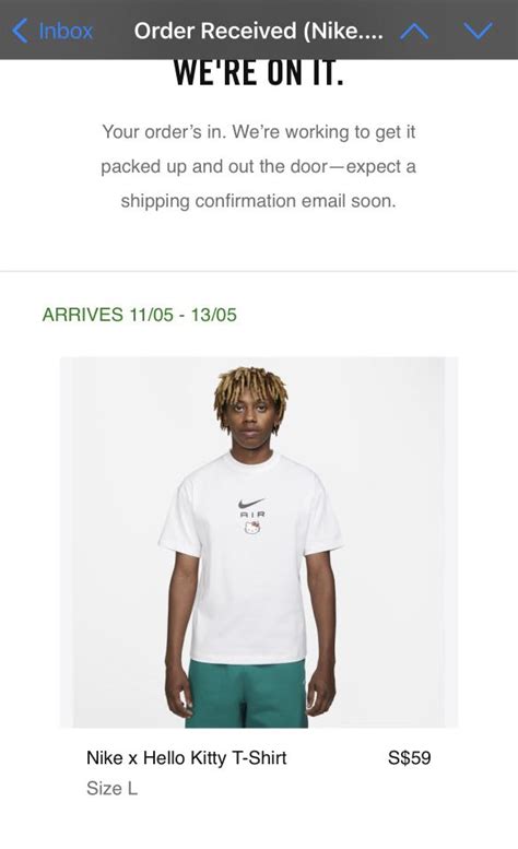 Nike X Hello Kitty Mens Fashion Tops And Sets Tshirts And Polo Shirts