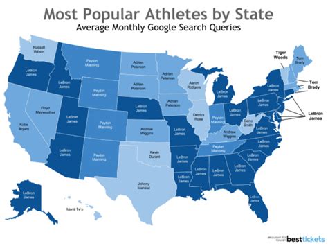 The Most Popular Athletes In Each State Sports Illustrated