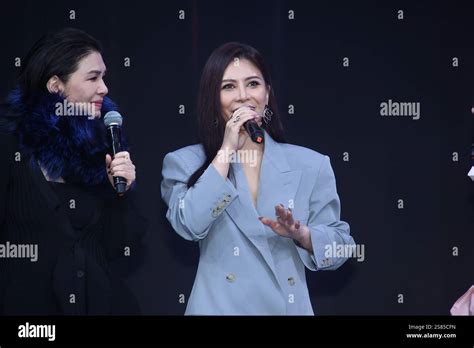 Taipei China January 21 2025 Taiwanese Female Singer Stella And