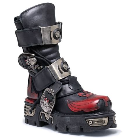 New Rock Boots Style M 195 S1 Red Reactor Women Size Us 6 5 Euro 37