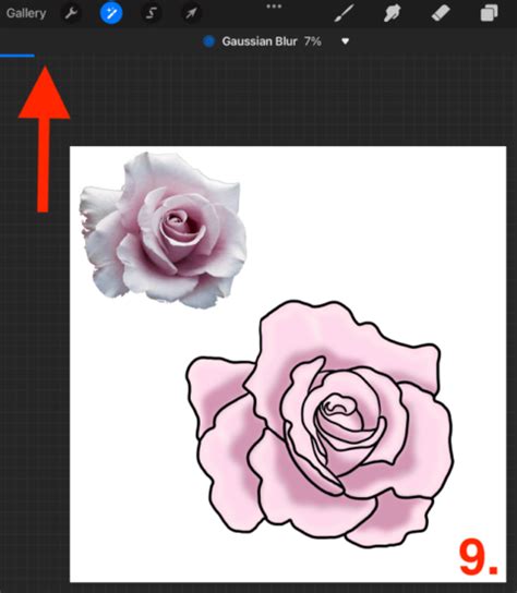 How To Draw A Rose In Procreate Detailed Steps