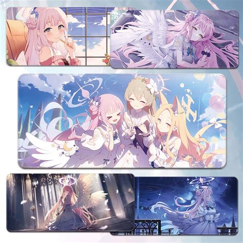 Misono Mika Mouse Pad Blue Archive Mika Oversized Yayoi Gaming Desk Pad