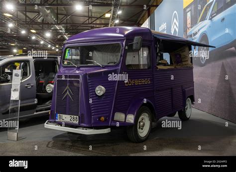 Riga Latvia April 19 2024 Citroen H Van Light Truck Or Delivery