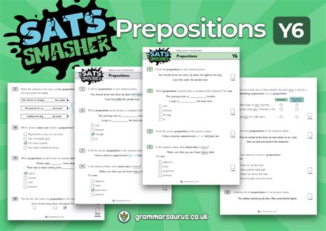 Y6 Sats Smasher Spag Prepositions Grammarsaurus