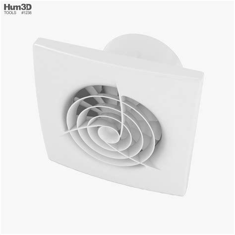 Bathroom Extractor Fan 3d Model Download Bathroom Fixtures On