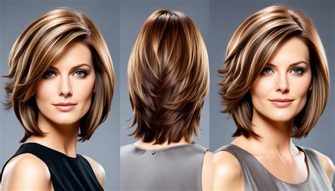 Gestufte Frisuren Mittellang Trends 2024