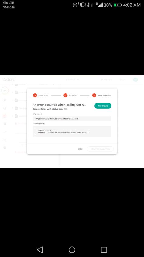 external collection issue get help adalo